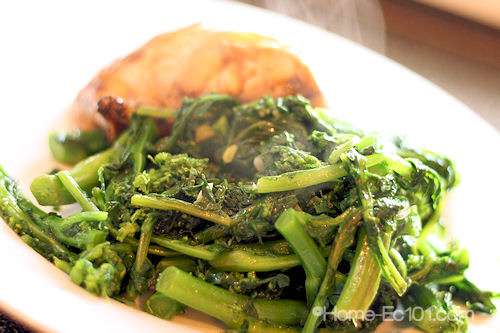 Broccoli Rabe with Garlic and Ginger - Home-Ec 101